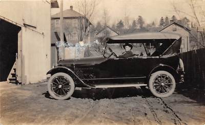 D41/ Early Automobile Car Auto Real Photo RPPC Postcard c1920 Man Barn ...