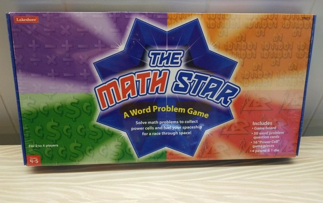Lakeshore The Math Star Word Problem Game Grades 4-6 Home Schooling for ...