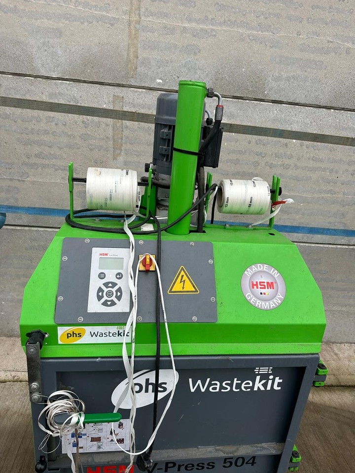 HSM V Press 504 Cardboard Baler Vertical Machine (2 available) | eBay UK