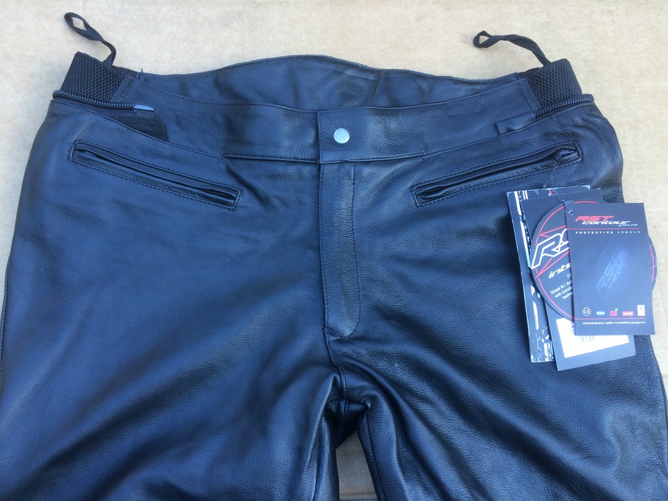 RST INTERSTATE 2 Leather Motorcycle Trousers Pants Jeans UK 39" - 40 ...