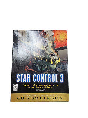 Star Control 3 (PC, 1996) EA / ACcolade - Classic 90's PC Game | eBay