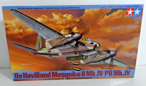 DeHavilland Mosqito B MkIV 1:48 scale Tamiya 61066 vintage sealed bags ...