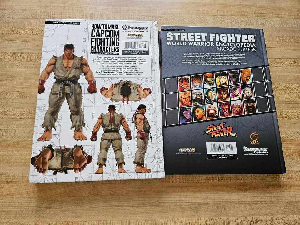 How to Make Capcom Fighting Characters and World Warrior Encyclopedia 2 ...