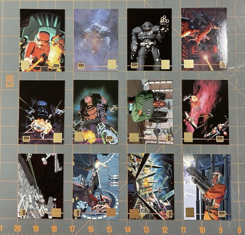 TOPPS: Star Wars GALAXY Series 3 - Complete LUCAS ARTS INSERT SET -12 ...