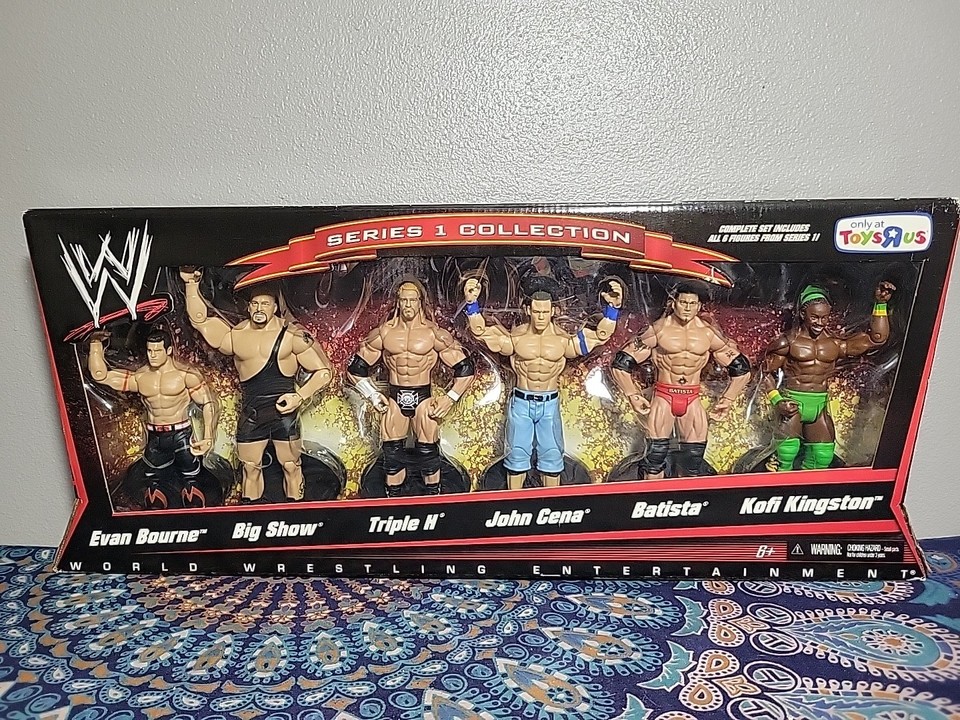 Mattel WWE Complete Series 1 Collection Six-Figure Box Set Toys R Us ...