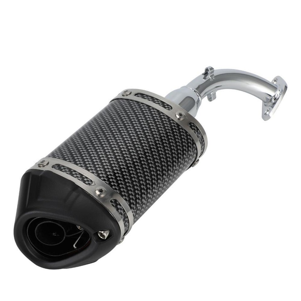 CT200U Carbon Fiber Exhaust Pipe Mini Bike Motorcycle Exhaust Pipe | eBay