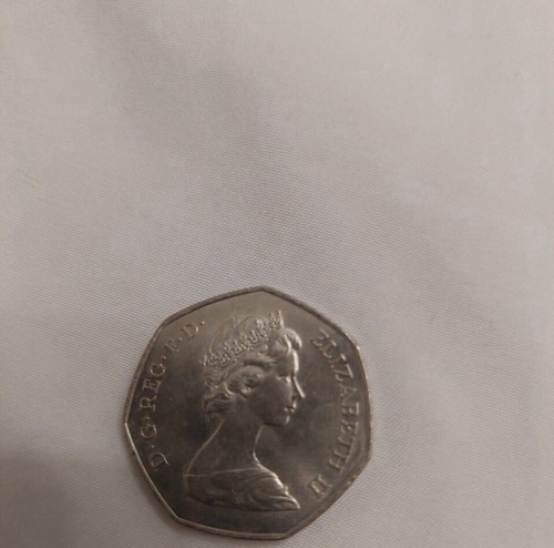 Rare 1973 UK entry to EEC hands 50p Coin | eBay