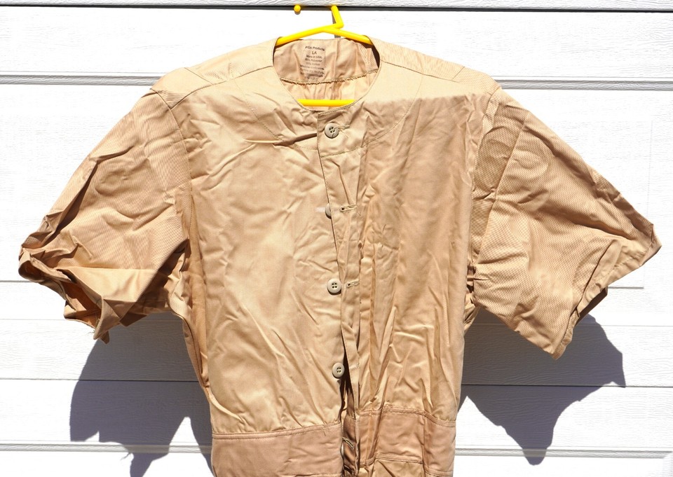 Real DOC State Prison Jail Inmate Uniform Jumpsuit Khaki Size Medium | eBay