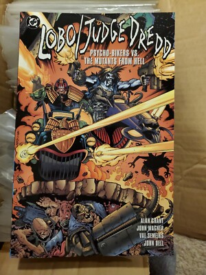 Lobo/Judge Dredd crossover DC one-shot comic book, 1995, Alan Grant ...
