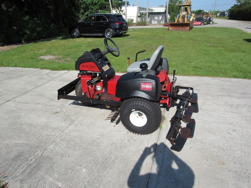 Toro 5040 Sand Pro Sand Trap Rake QAS Rear Groomer#08703 Center Spring ...