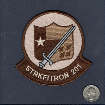 VFA-201 HUNTERS NAVY Reserve F-18 HORNET 4" Strike Fighter Desert ...