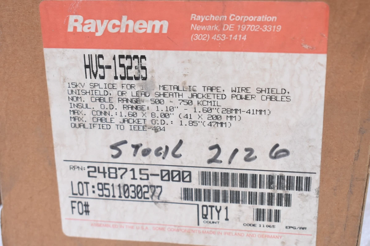 Raychem High Voltage Wye Splices