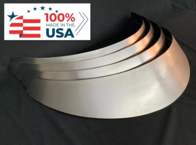 Universal Metal Fender Flares Style 2: 6" Wide, 4-piece set (hand-made ...