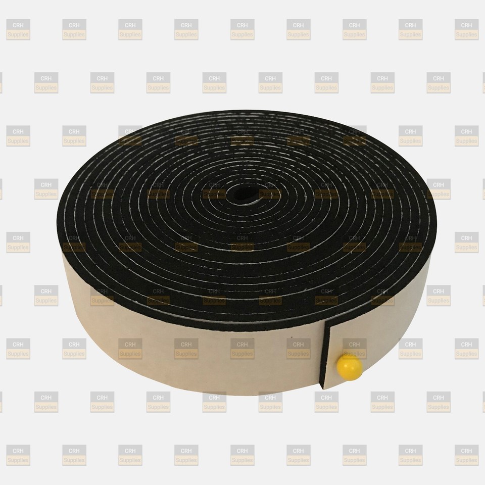 Neoprene Self Adhesive Backed Foam Sponge Strip Roll Sheet Tape Sticky ...