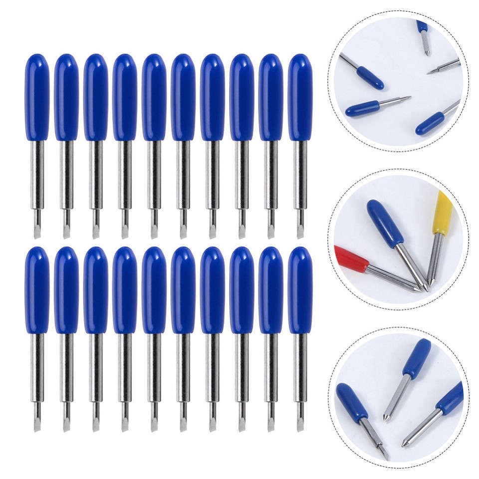 50 Pcs Lettering Knife Vinyl Plotter Engraving Tool Kit Cutter Computer ...