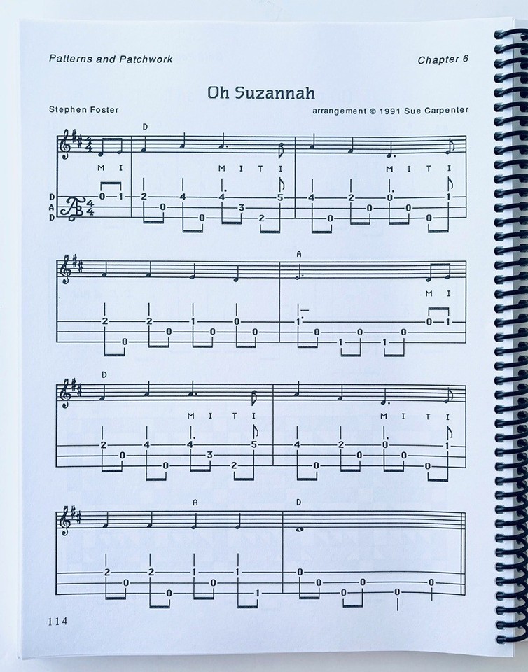 Vintage Book - Patterns and Patchwork Mountain Dulcimer Fingerpicking ...