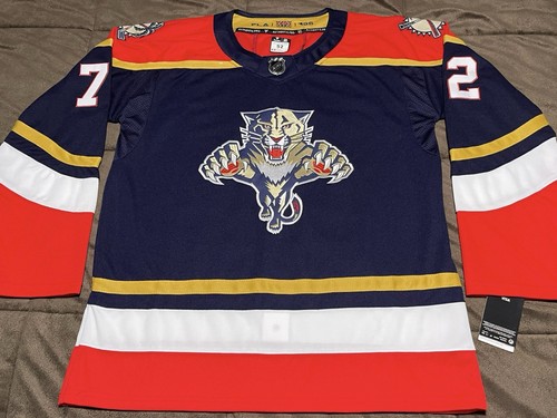 Men’s 2021 Florida Panthers Sergei Bobrovsky Reverse Retro Premium ...