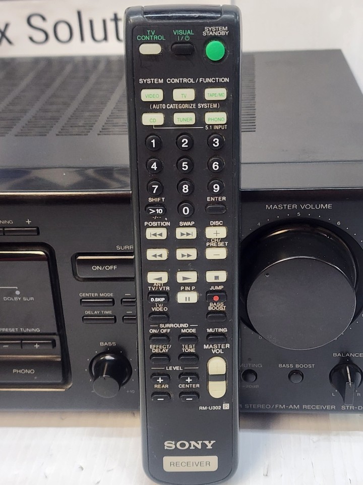 Vintage Sony STR-D665 Receiver 5.1 channel phono AM/FM Tested working ...