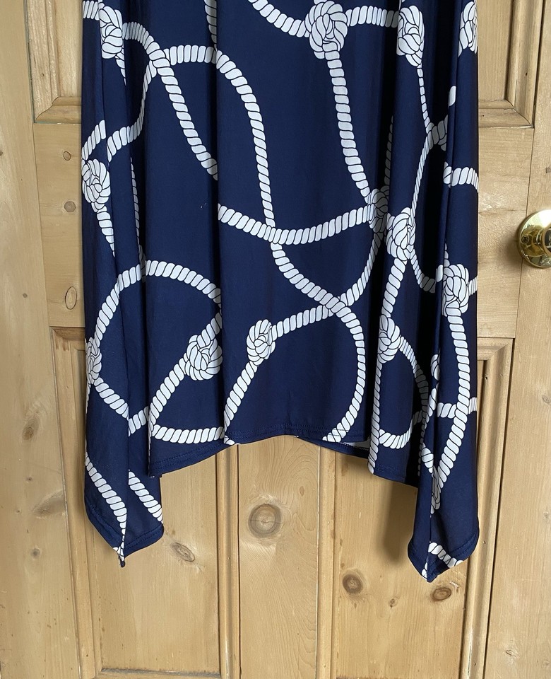 Blue Dress With Rope Design | eBay UK