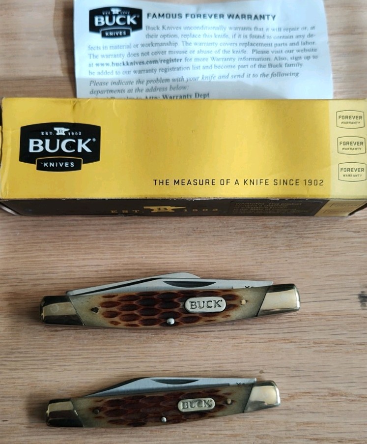 2011 Buck Combo Folding Knife Model 373/379 In Box Since 2011 Perfect ...