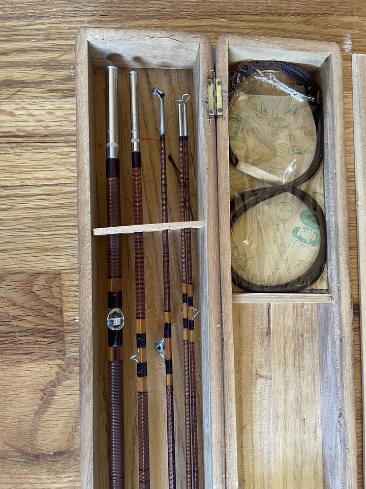 Vintage Japanese Fishing Rod Set Saito Dragon Kiraku | eBay
