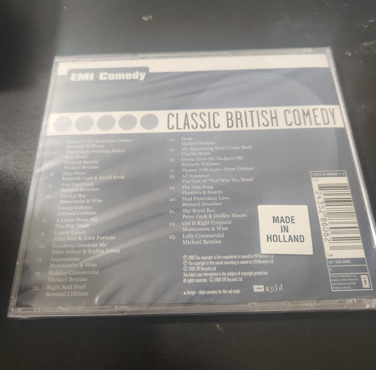 Classic British Comedy by Various Artists (CD, May-2001, EMI Music ...