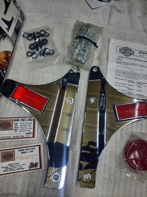 🏍GENUINE OEM Harley-Davidson Sideplates 00-17 FLSTC, 00-03 FLSTS ...