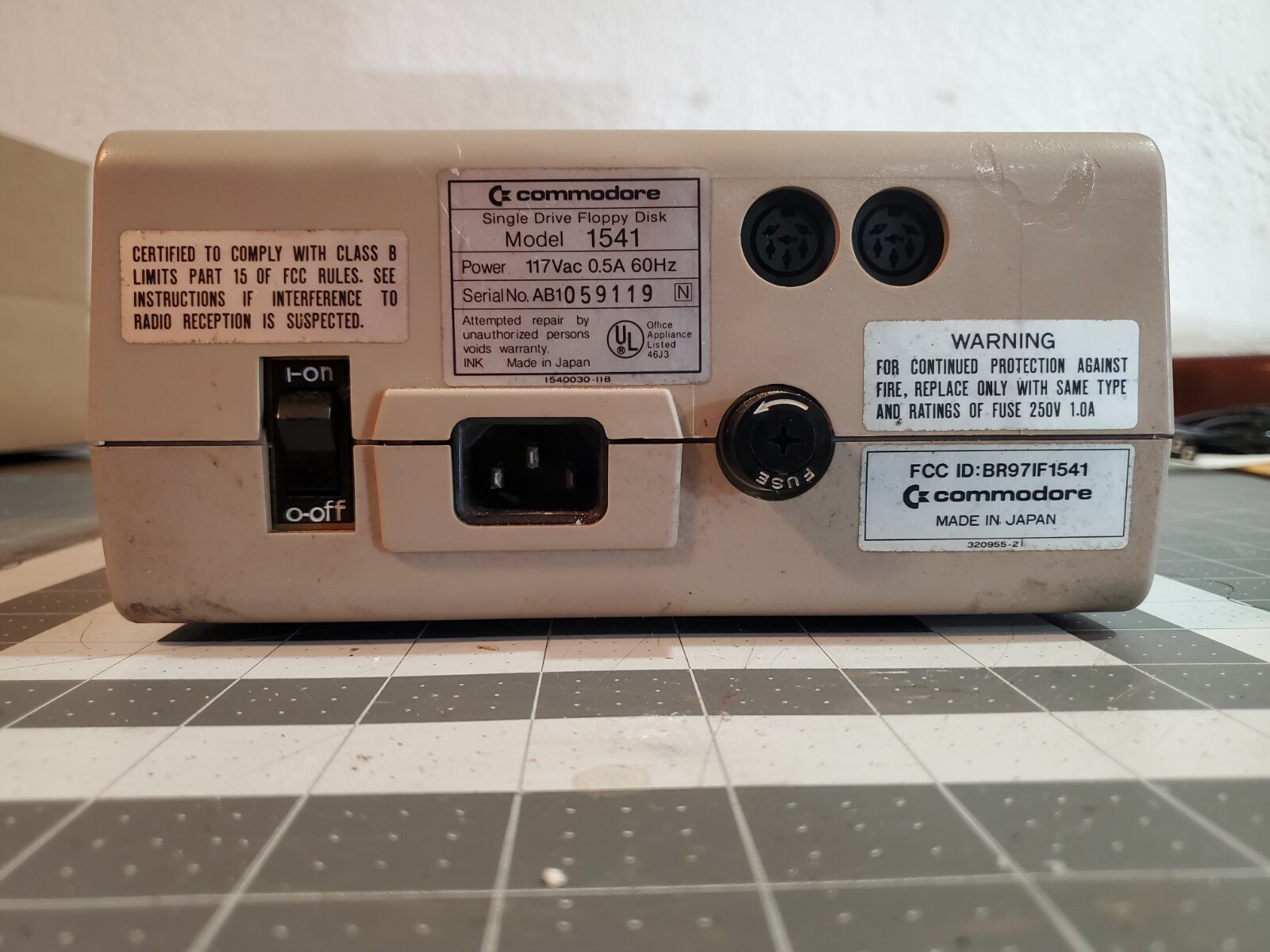 Commodore 64 Floppy Disk Drive: Model 1541 Untested Powers on | eBay