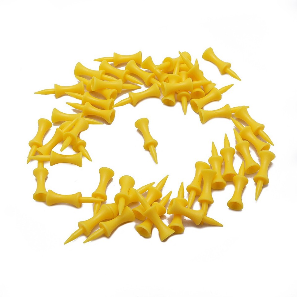 Packs of 100 Plastic Graduated Castle Golf Tees. 7 Sizes, Free Postage ...