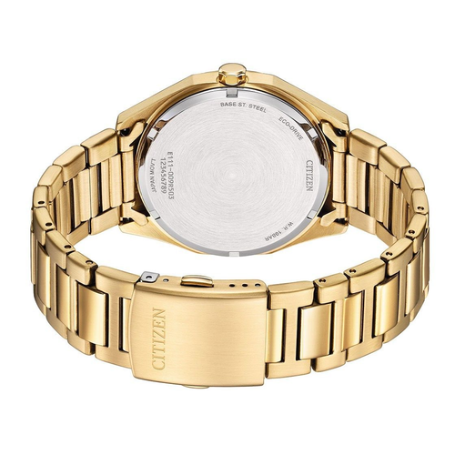 Citizen Eco-Drive Gold Tone 100m Stainless Steel Men's Watch BM7633-81X ...
