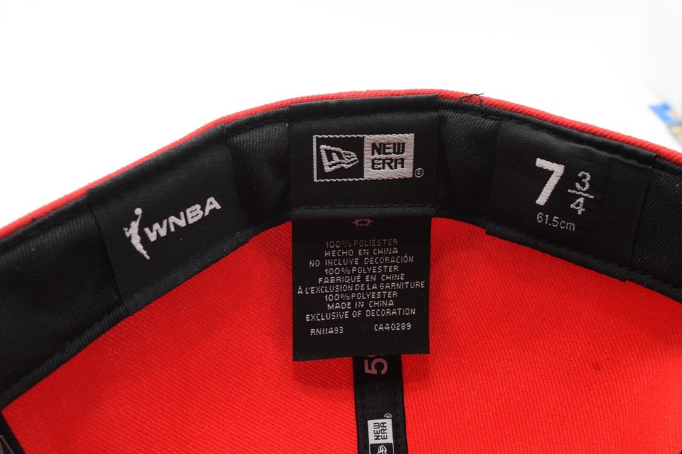 New Era Indiana Fever WNBA Red 59FIFTY Fitted Hat Cap 7 3/4 | eBay