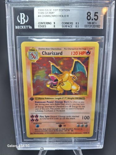 1999 POKEMON BASE SET 1ST EDITION #4 CHARIZARD-HOLO BGS 8.5 | eBay