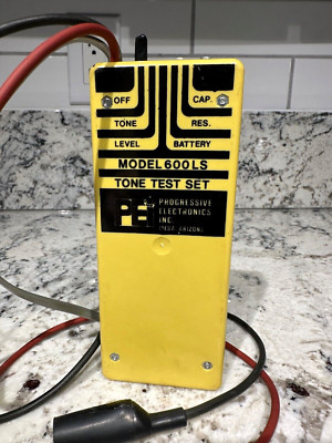 PROGRESSIVE ELECTRONICS Inc. Tone Test Set Model 600LS Vintage USA Made ...