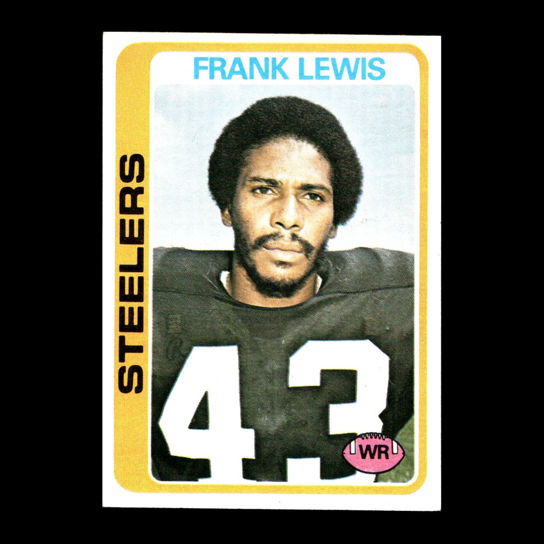 Frank Lewis 1978 Topps Pittsburgh Steelers #431 R309D 2 | eBay