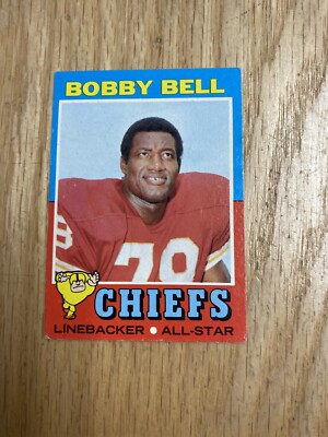 1971 Topps Football Bobby Bell Chiefs Card #35 | eBay