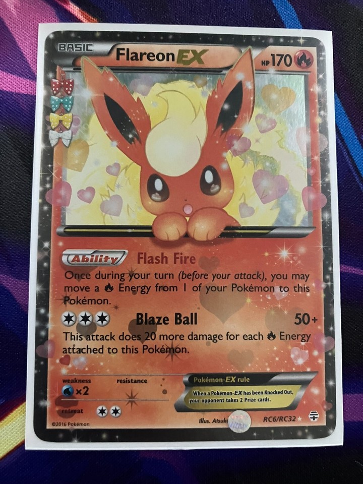 Pokémon Flareon EX RC6/RC32 Generations: Radiant Collection NM/M | eBay