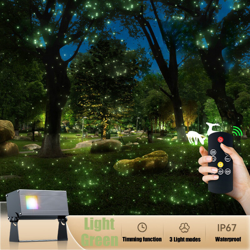 10W-30W Dynamic Firefly Laser Projection Light IP67 Mulit-color GOBO ...
