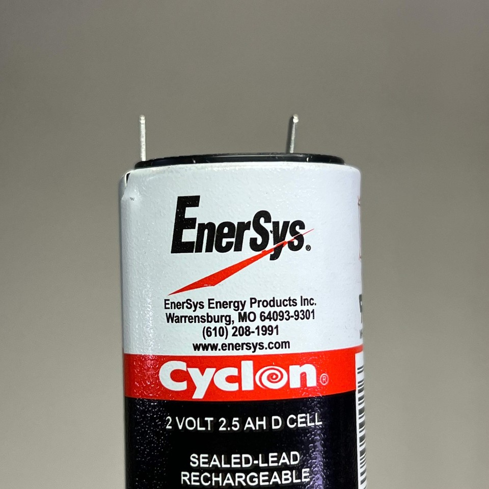 ENERSYS (2 PACK) Cyclon Sealed Lead Rechargeable Battery 2V D Cell 0810 ...