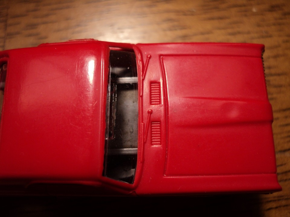 Aurora T-jet Red Mercury Cougar HO Slot Car Runs Needs Oiled Solid ...