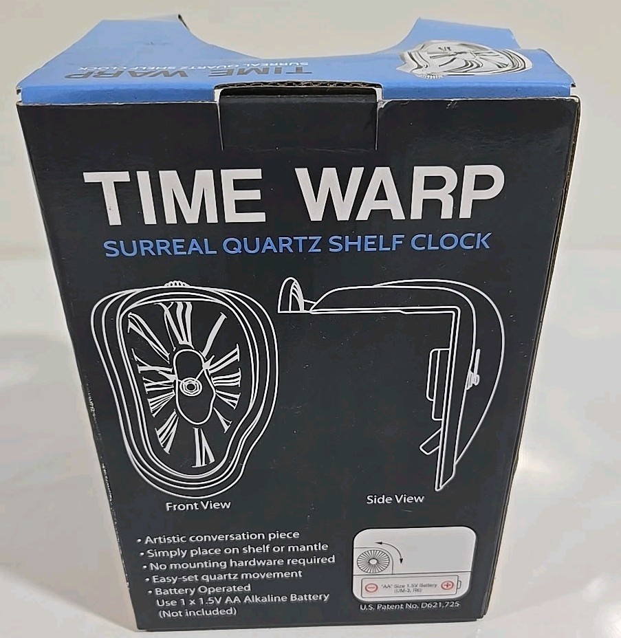 Westminster Time Warp Surreal Quartz Shelf Clock Melting Clock | eBay