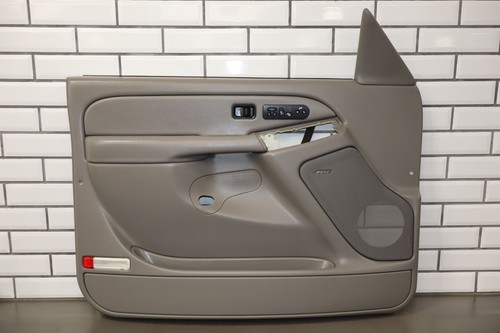 04-06 Chevy Tahoe Silverado GMT800 Driver Left Front Door Panel (Gray ...
