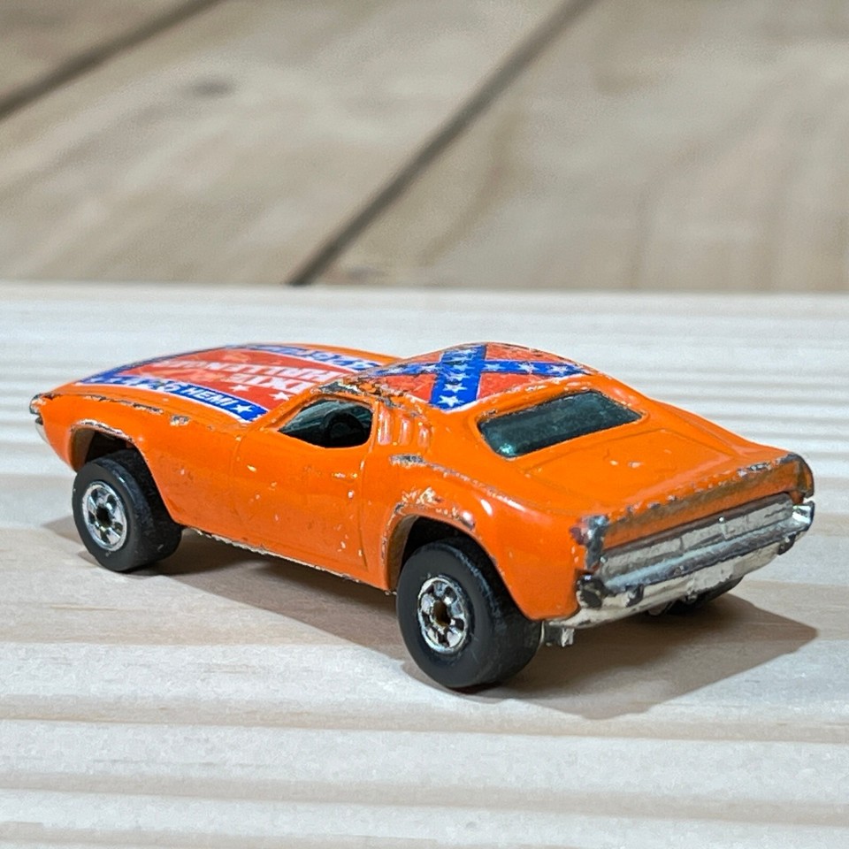 Vintage Hot Wheels 1981 Blackwall Dixie Challenger with Flag 1:64 ...