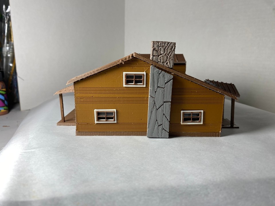 Assembled Scale Model Uncle Mark's Cabin T, Z, N, HO, S, & O Scales ...