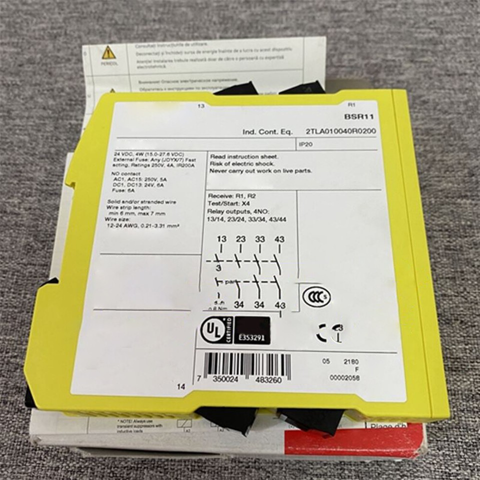 New For ABB BSR11 2TLA010040R0200 Safety Relay 24V | eBay