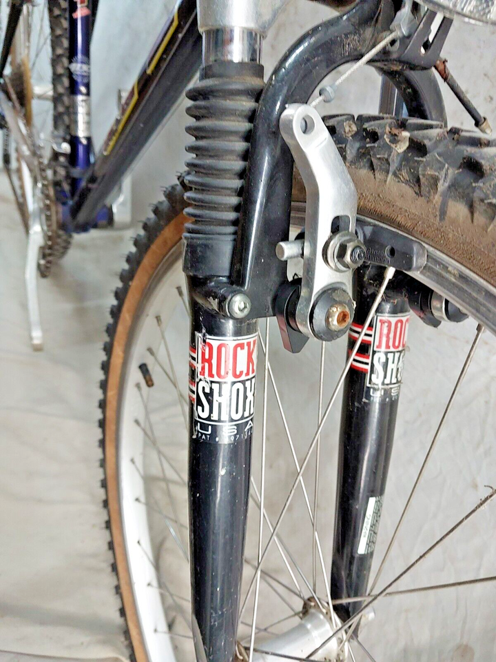 1995 GT Rebound MTB Bike 20" Large Hardtail Rock Shox Shimano Chromoly ...