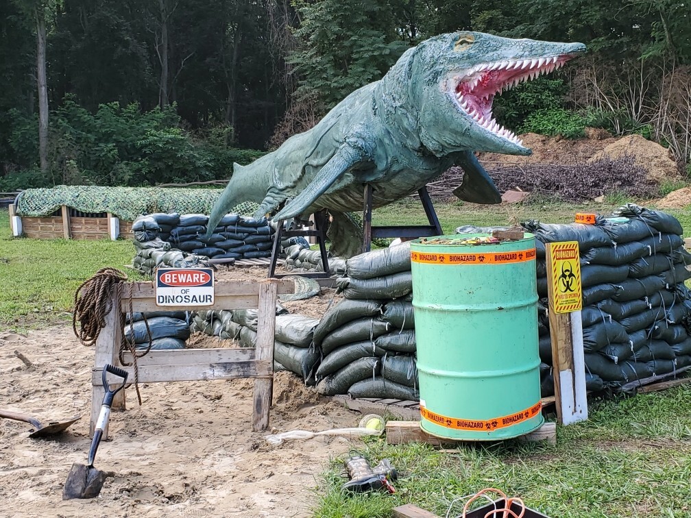 Dinamation Anamatronic Life-Size Dinosaur Props Statues Tylosaurus Sea ...