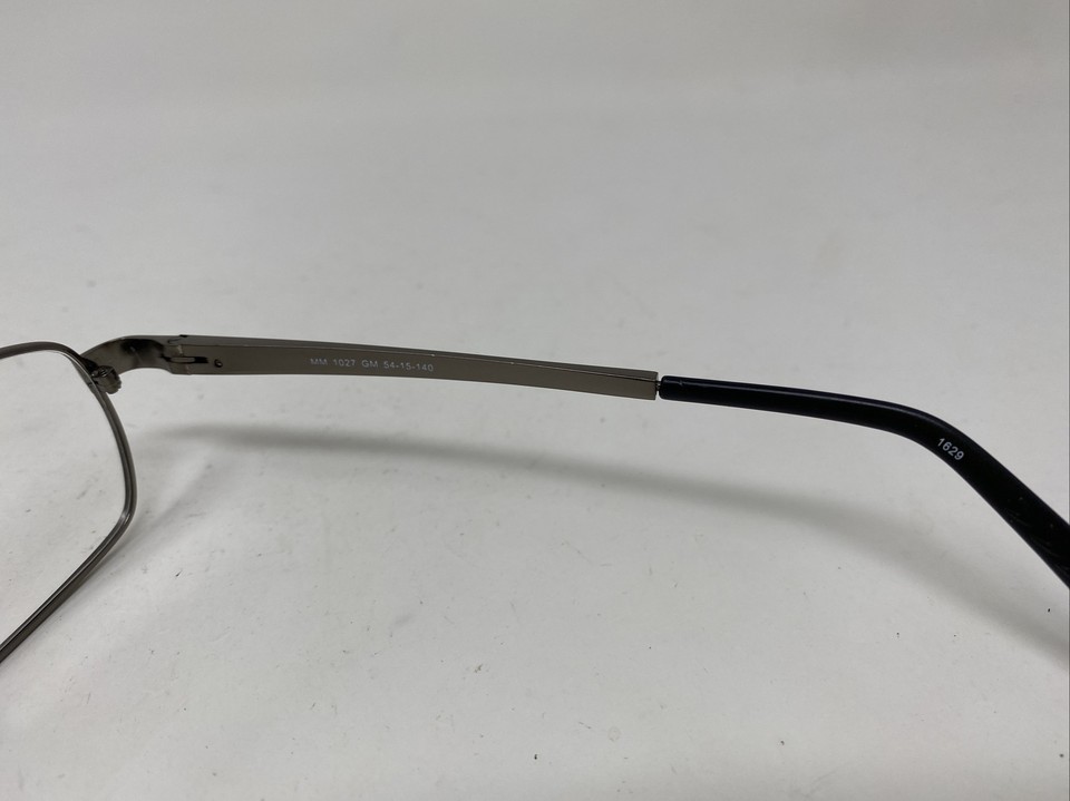 TEMPO MM 1027 GUNMETAL 54/15/140 FLEX HINGE EYEGLASSES FRAME METAL CP79 ...