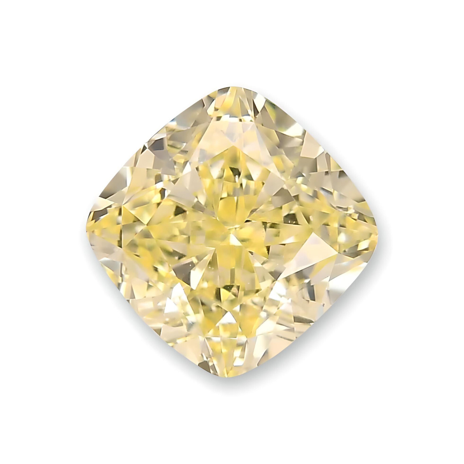 1.52ct Yellow Diamond - Natural Loose Fancy Light Yellow Color GIA SI2 ...