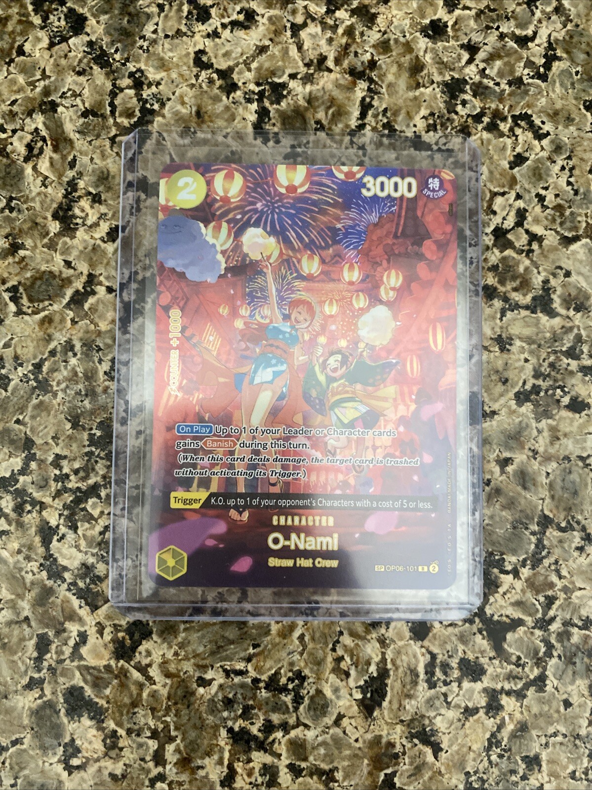 O-Nami SP Alt Art OP06-101 R 500 Years in the Future One Piece English ...