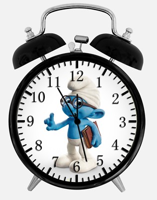 Smurf Alarm Desk Clock 3.75" Home or Office Decor Z123 Nice For Gift | eBay